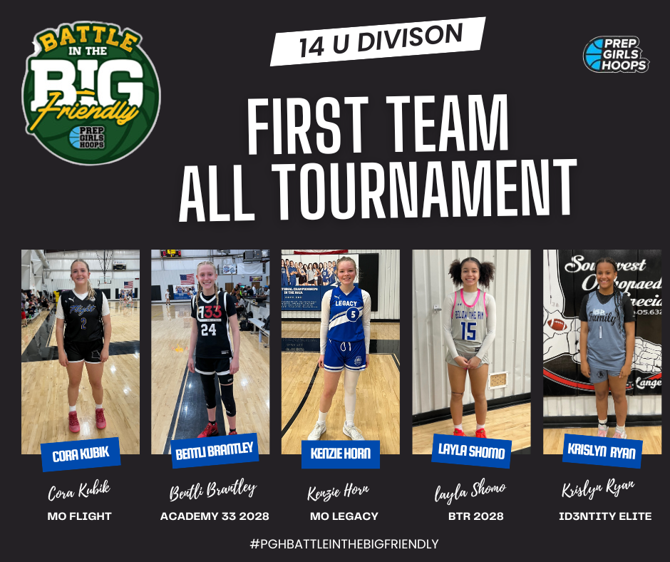14U First Team All Tournament "Battle in the Big Friendly" | Prep Girls ...