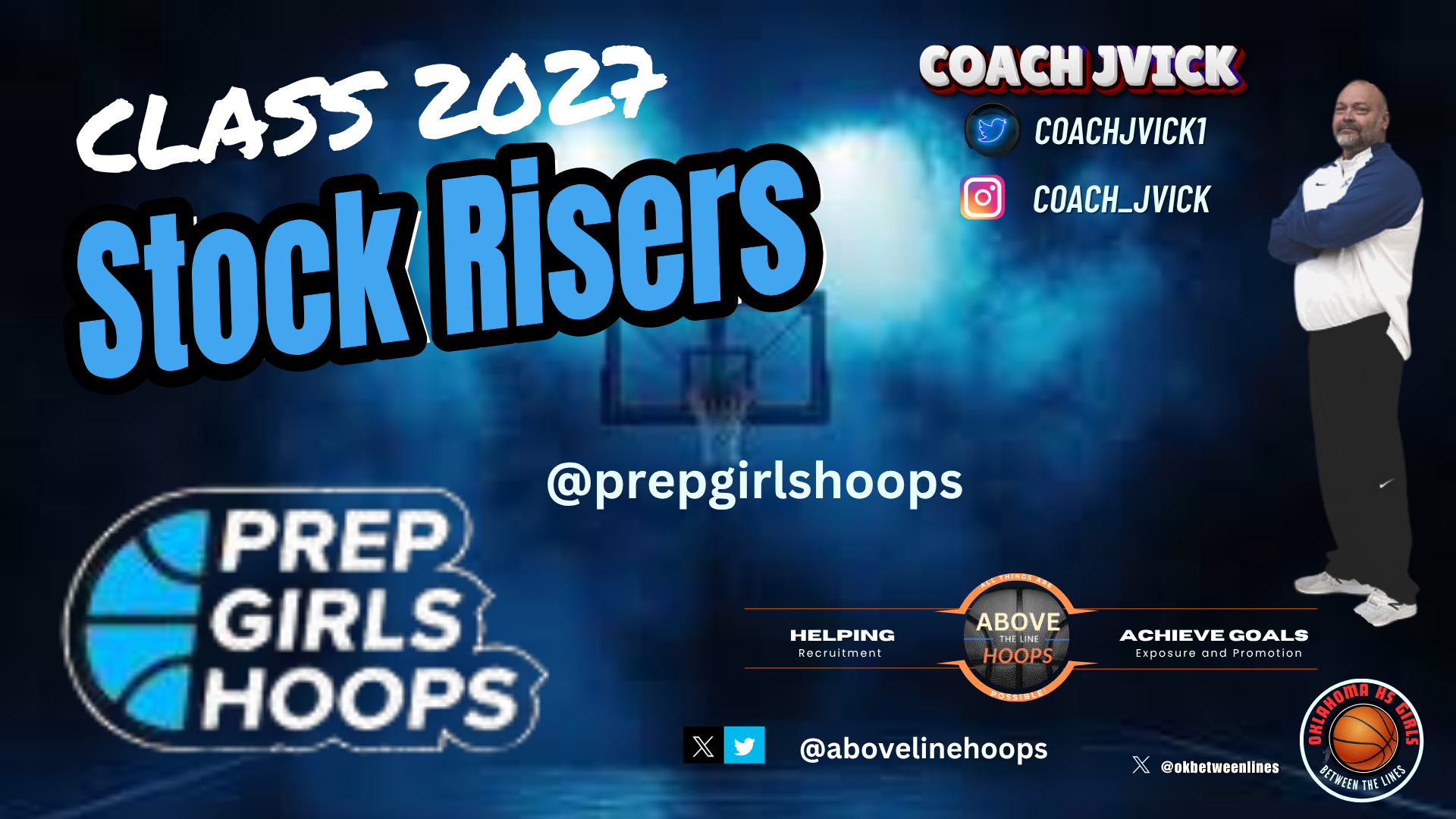 Coach JVick: Oklahoma Class 2027 Summer Stock Risers | Prep Girls Hoops